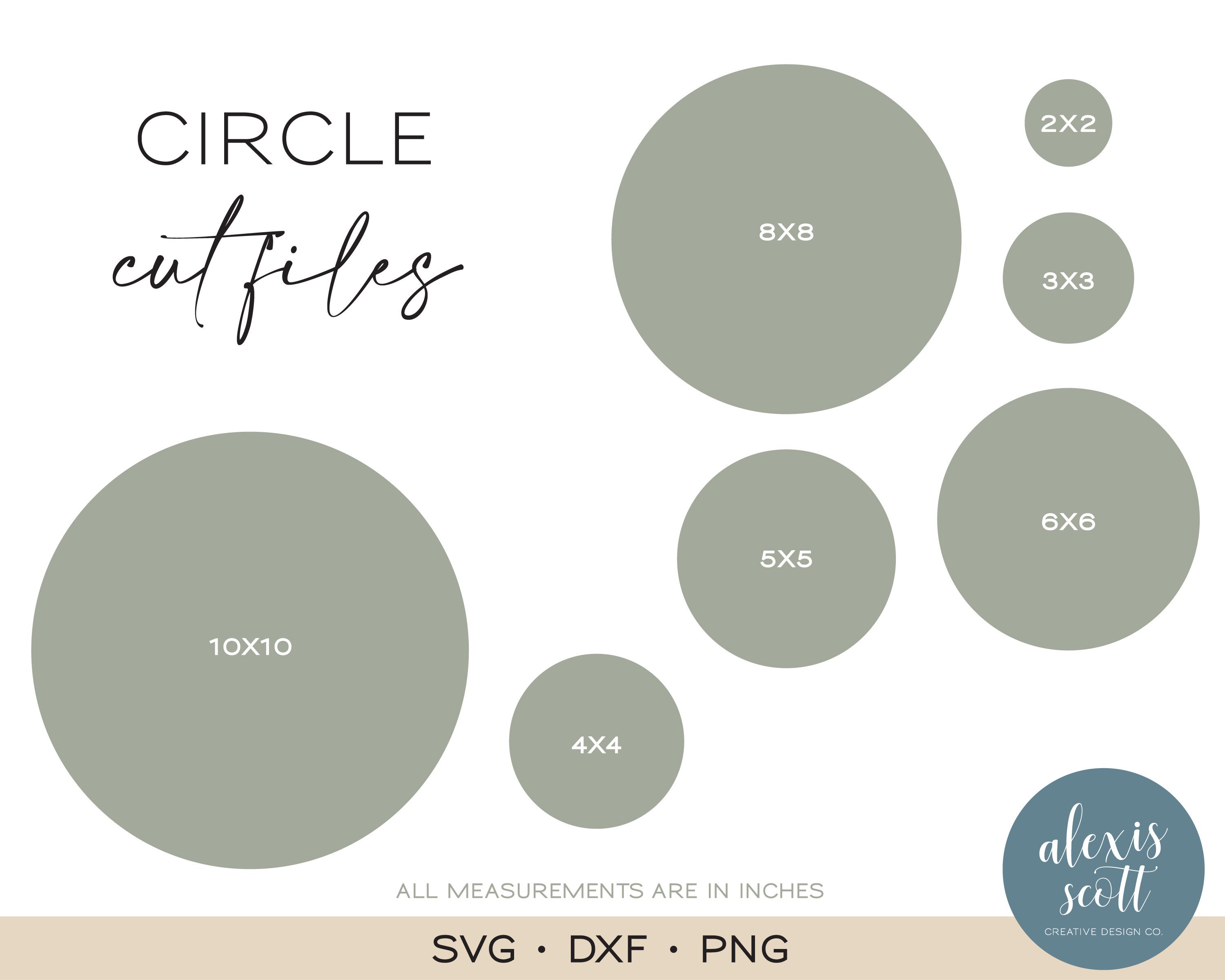 Circle Cut Files Circle Cutting Template SVG Circle Wedding - Etsy UK