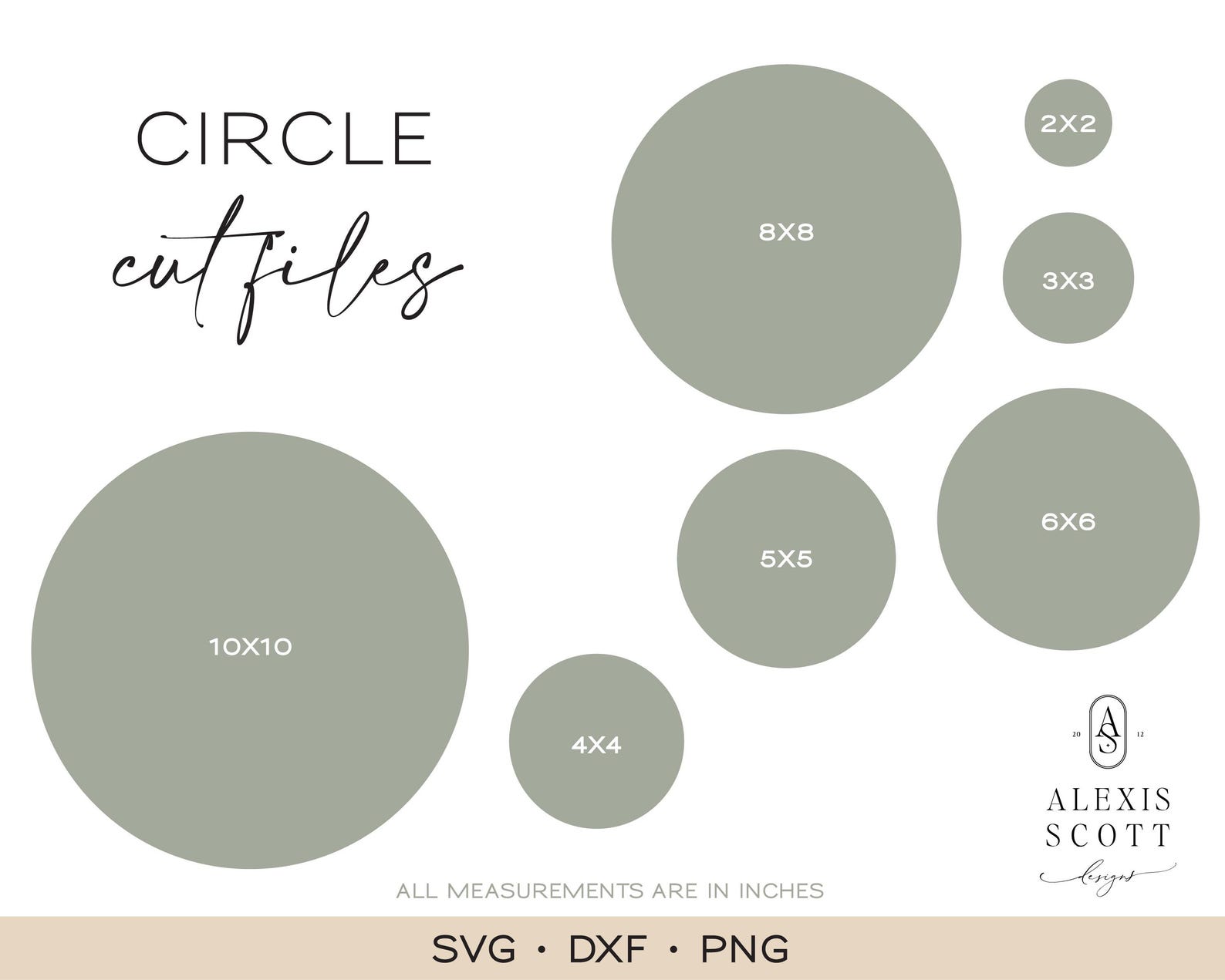 Circle Cut Files, Circle Cutting Template SVG, Circle Wedding ...