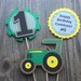 Tractor Centerpieces - Set of 3 - DOUBLE-SIDED - Tractor Birthday Party ...