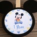 Baby Mickey Mouse 1st Year Photo Clips Mickey Birthday First Birthday ...