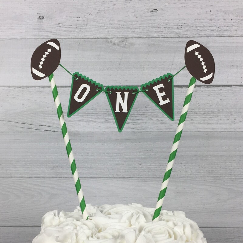 Football Team Cake Toppers - Etsy