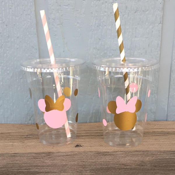 Minnie Mouse Cup - Etsy
