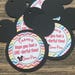 Mickey Mouse FIRST BIRTHDAY Favor Tags, Thank You Tags, Gift Tags ...