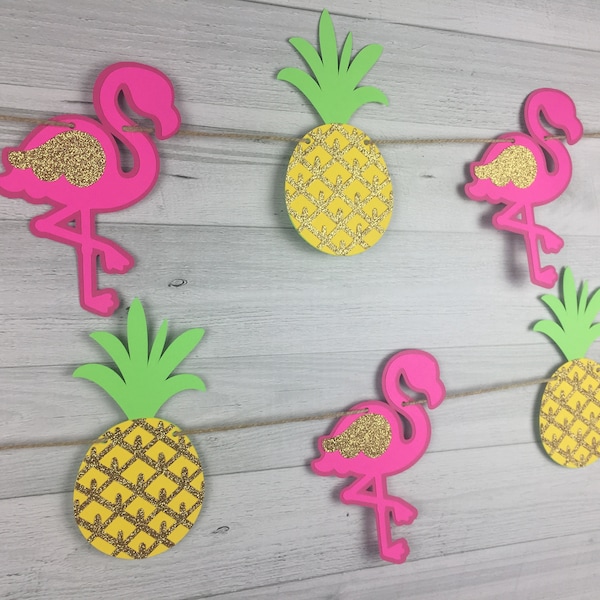Flamingo Pineapple Birthday - Etsy