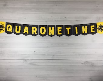 Quarantine Birthday Banner | Etsy