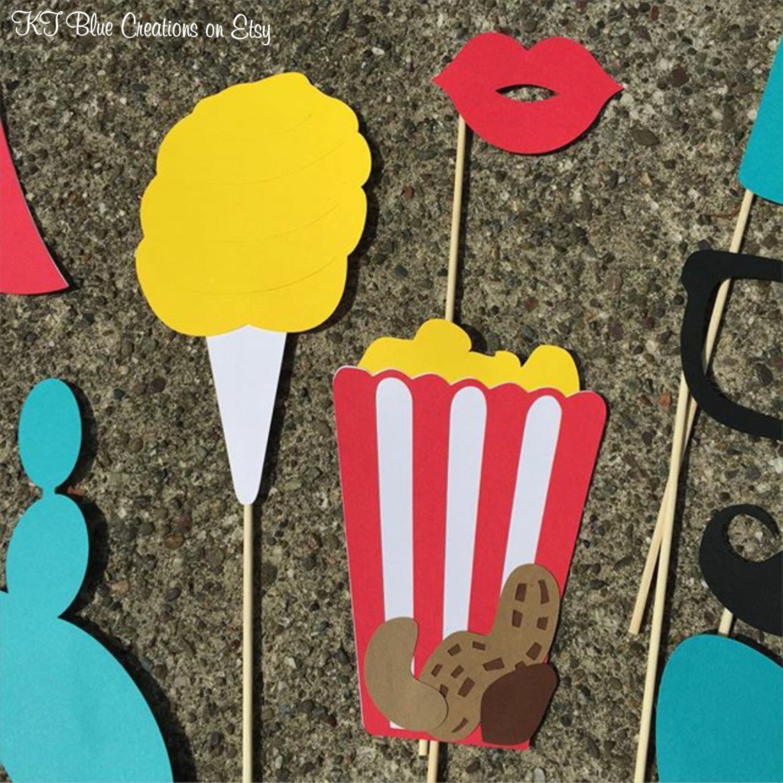 Circus Birthday Photo Props -circus Party Props - Carnival Birthday ...