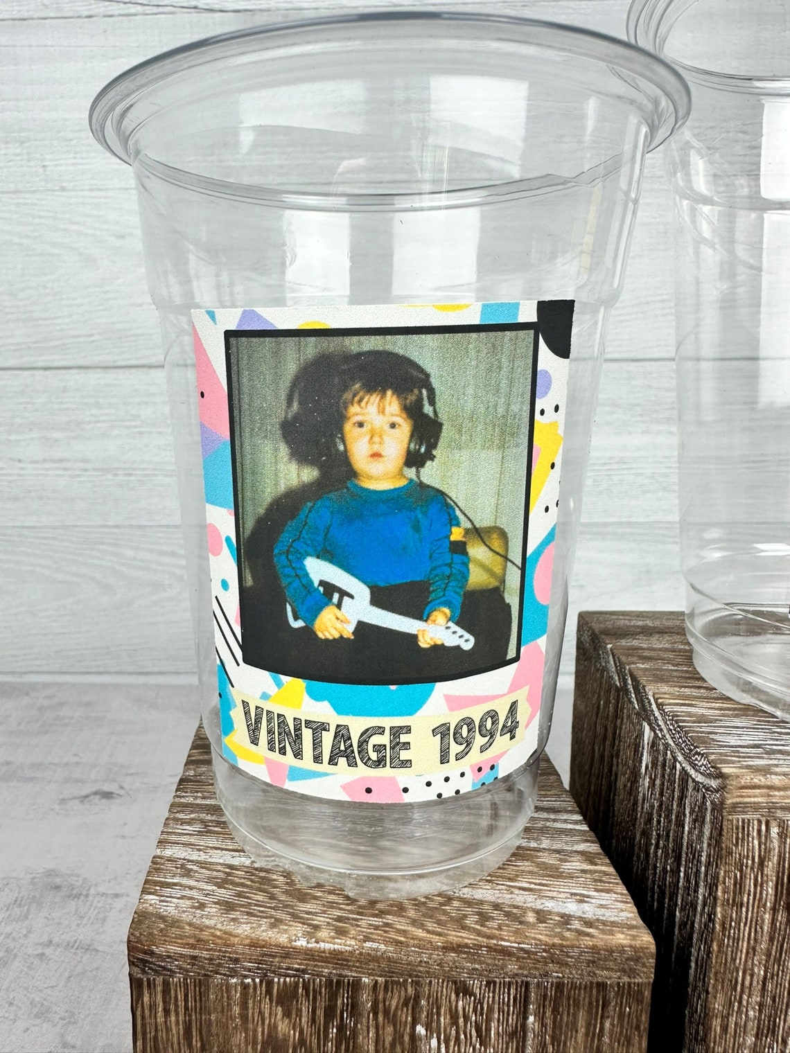 1990's Party Cups - Vintage 1994 - 30th Birthday Photo Cups - 1990's ...