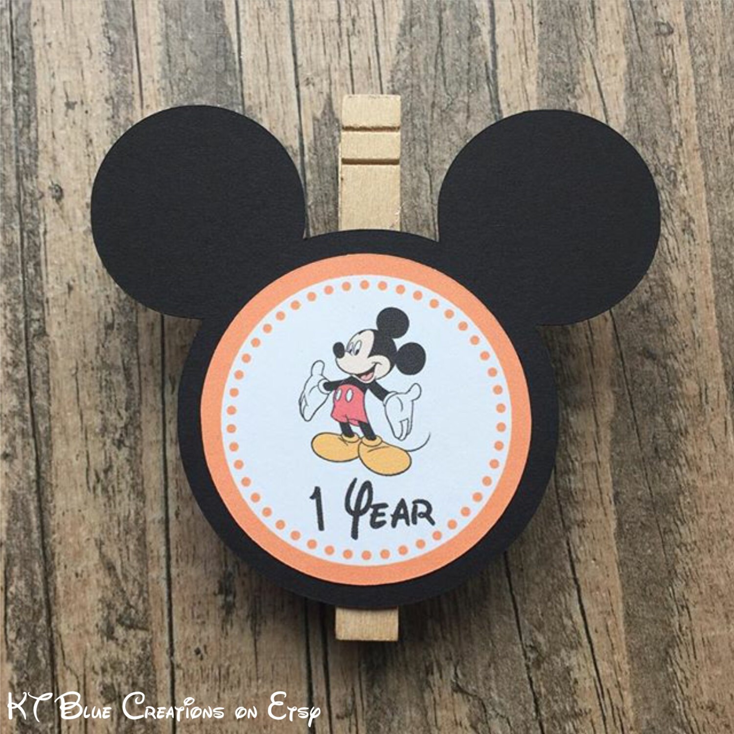 Mickey Clubhouse First Year Photo Clips First Year Banner | Etsy