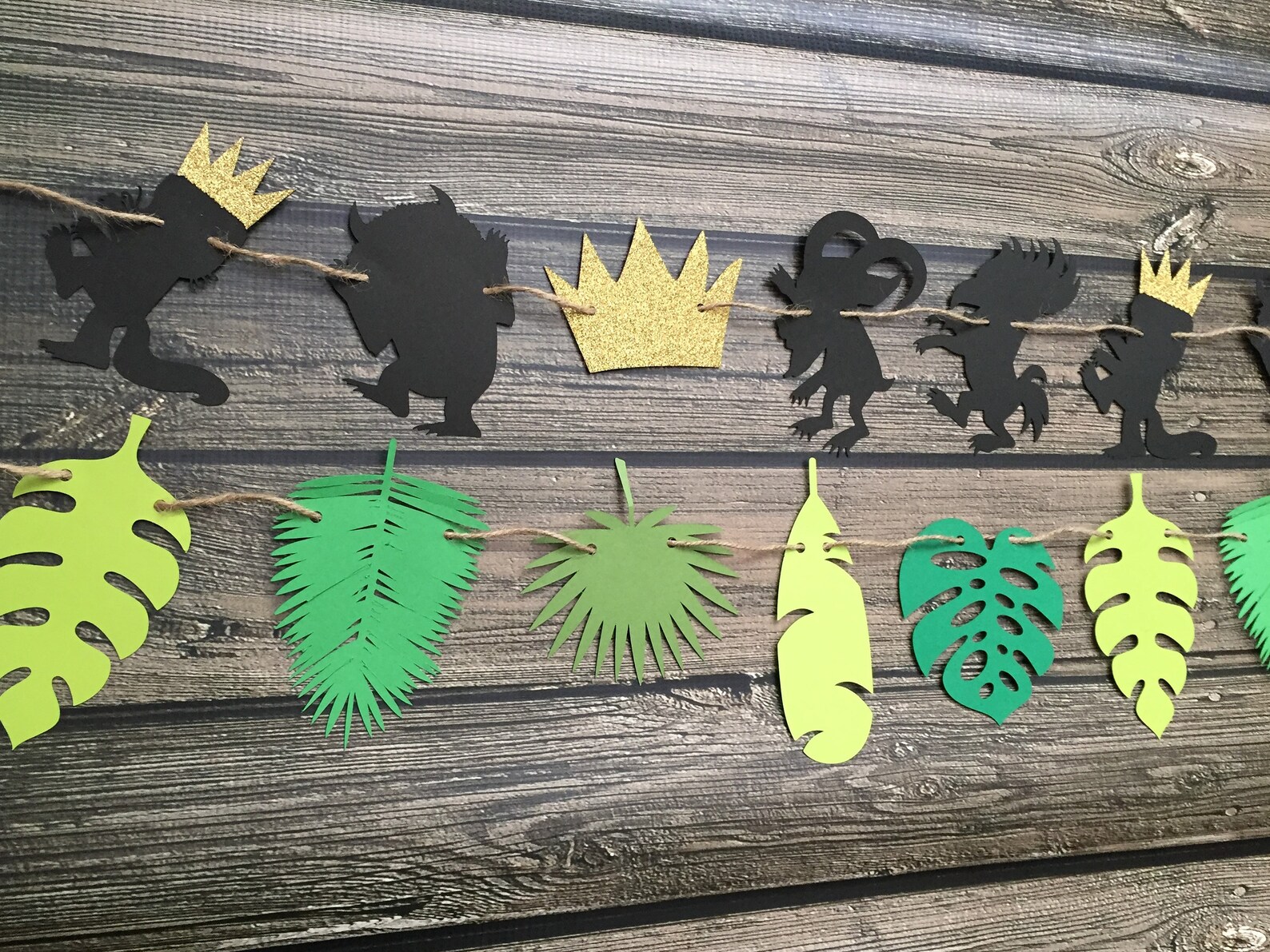 Where the Wild Things Are Garland - Wild One Birthday - Wild Things ...