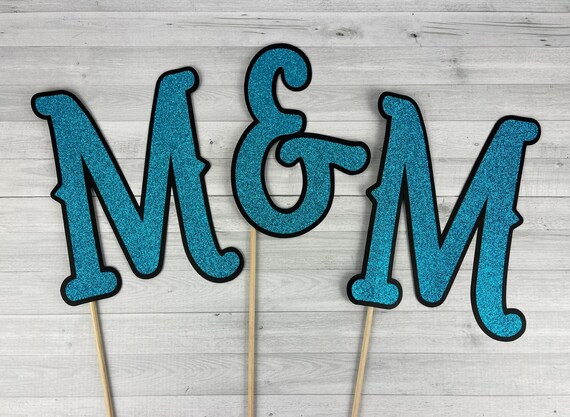 Initial Photo Props - Engagement Photo Props - Wedding Props - Letter ...