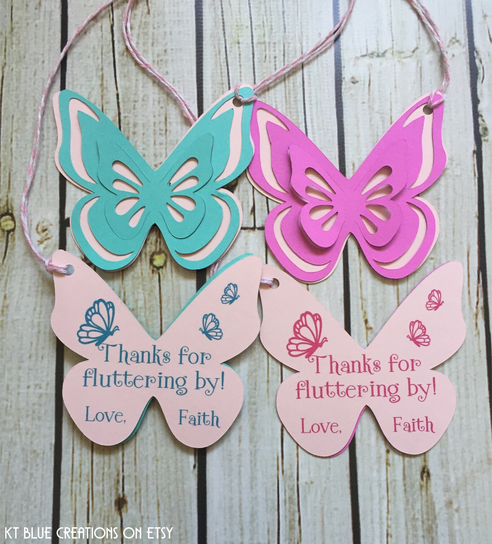 Butterfly Favor Tags Butterfly Birthday Butterfly Party Tags Gift Tags ...