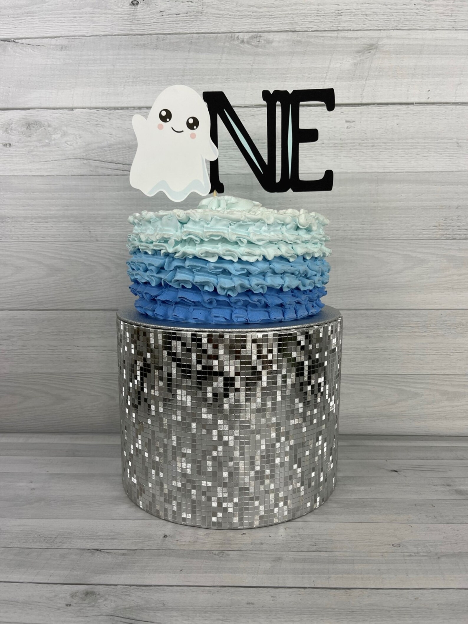 Spooky One Cake Topper - Ghost Birthday - Boy Birthday Cake Topper ...
