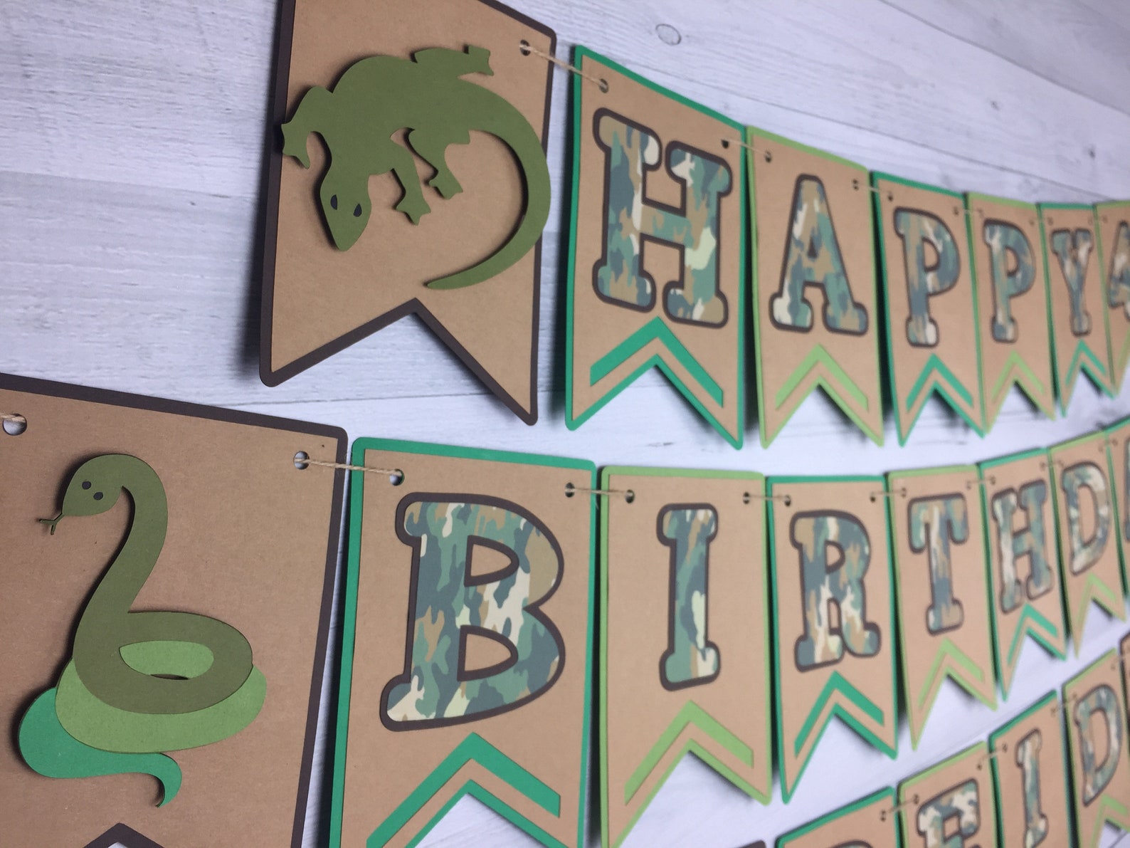 Reptile Birthday Banner Reptile Party Custom Reptile - Etsy