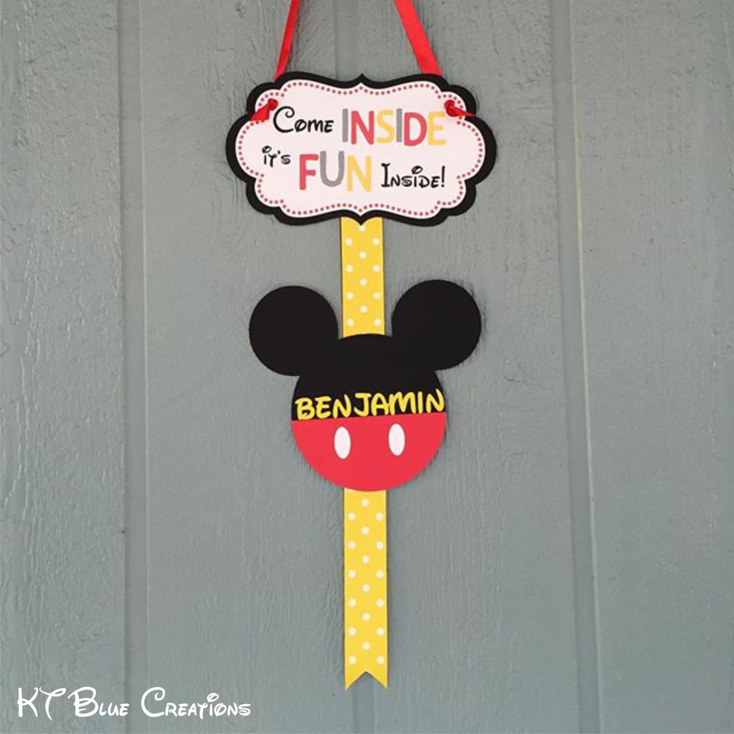 Mickey Mouse Clubhouse Sign Welcome Sign Door Sign - Etsy