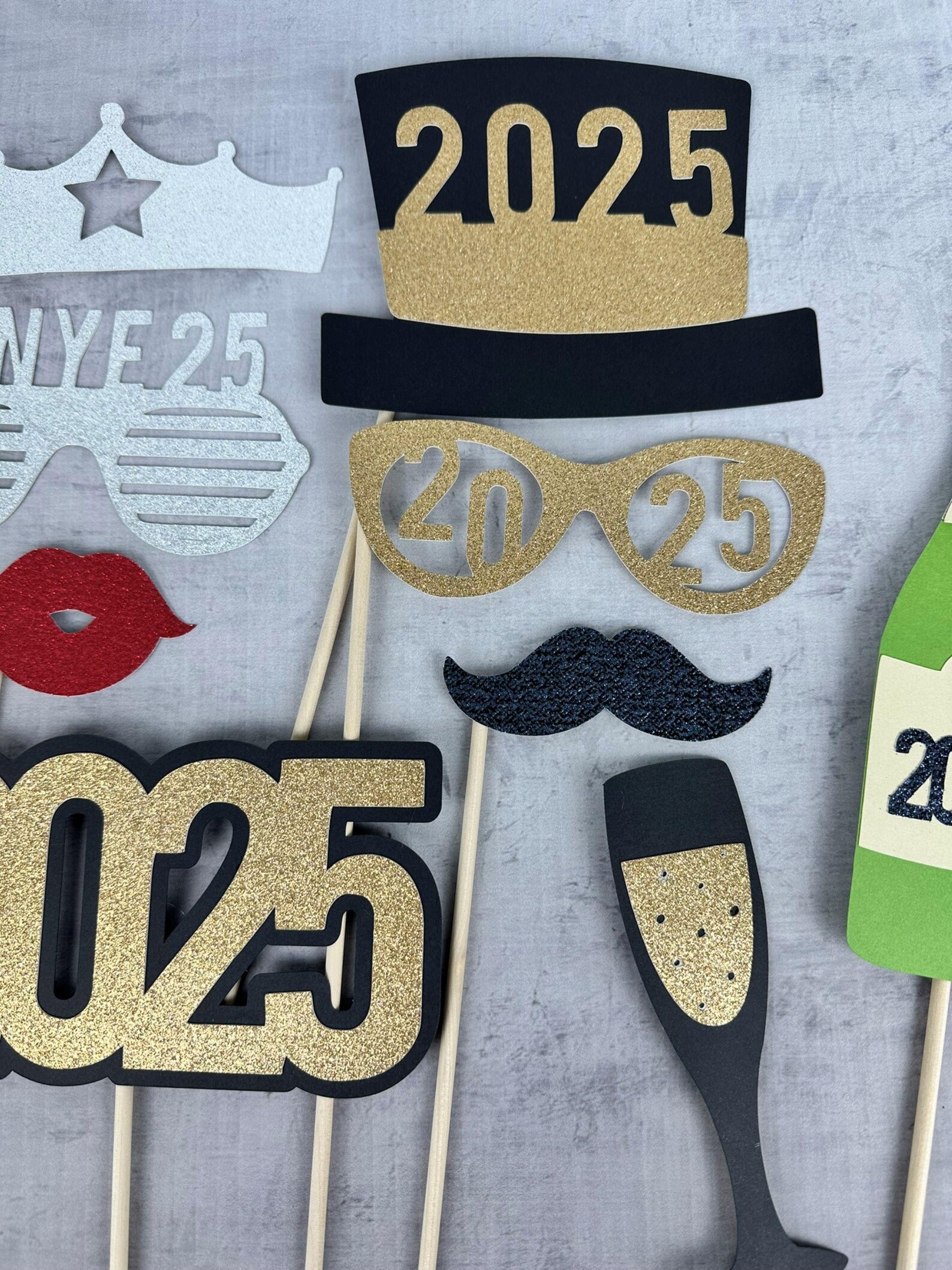 2026 Photo Props - New Years Eve Props - NYE Party - New Years Eve ...