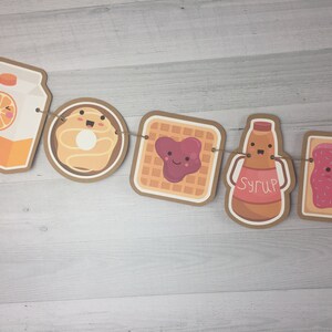 Breakfast Food Garland - Breakfast Banner - Breakfast Birthday - Rise ...