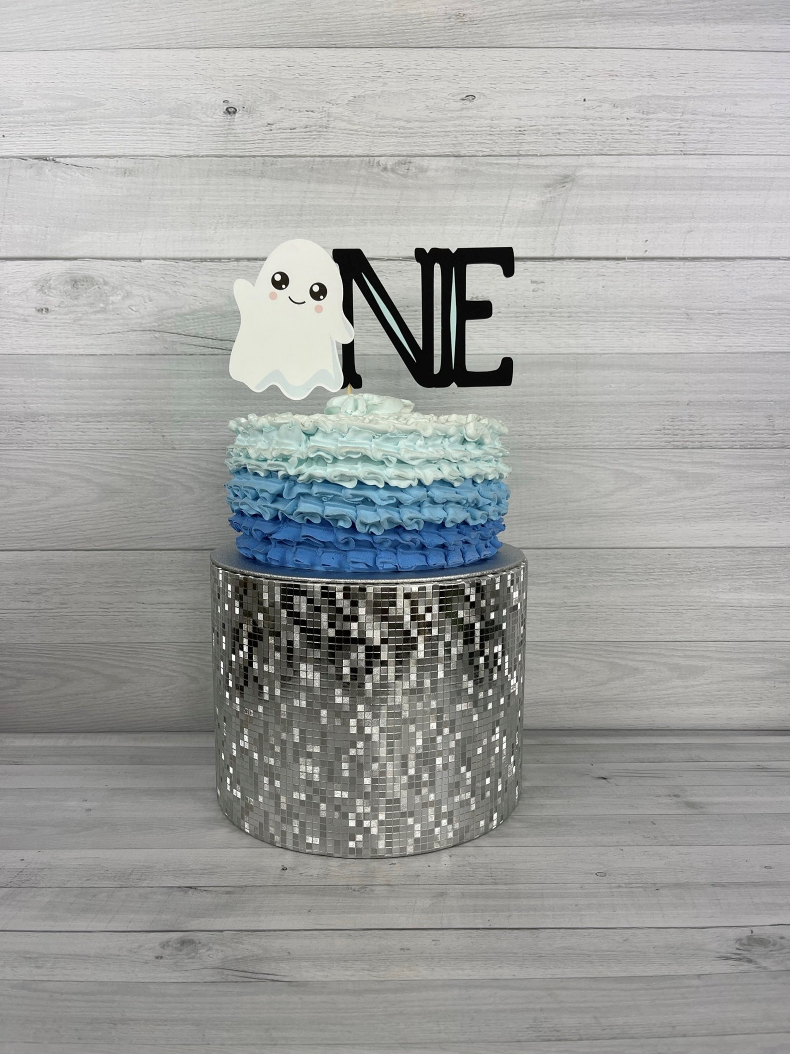 Spooky One Cake Topper - Ghost Birthday - Boy Birthday Cake Topper ...