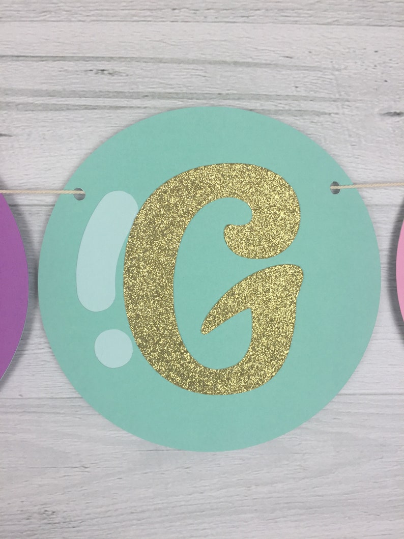 Bubbles NAME Banner - Bubble Birthday Banner- Cute Bubble Party ...