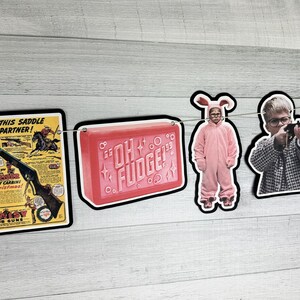 A Christmas Story Garland - Christmas Story Banner - Vintage Christmas ...