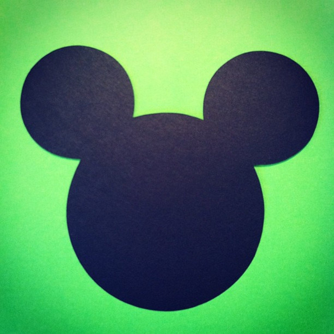 Mickey Mouse Die Cuts 4.5 Inches Mickey Head Die Cuts - Etsy