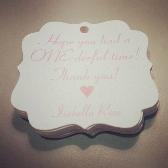 FIRST Birthday Tags Onederful Birthday Tags 1st Birthday | Etsy