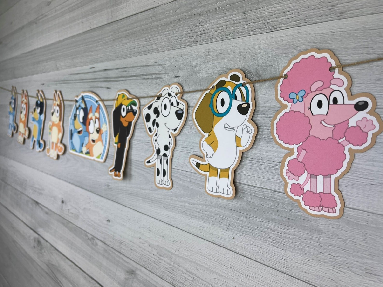 Blue Dog & Friends Garland Blue Dog Birthday Blue Dog Banner Puppy Dog ...