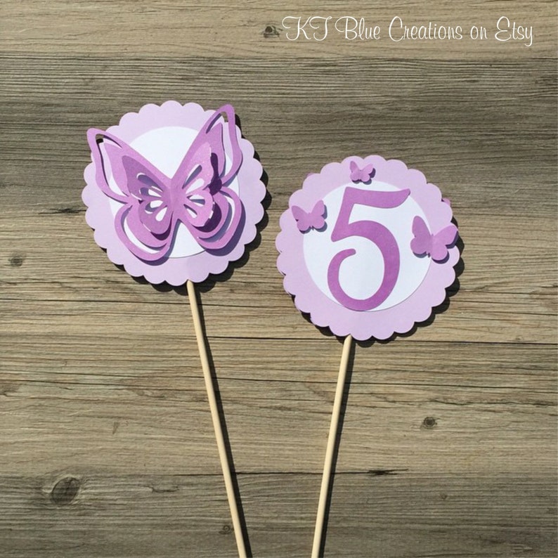 Butterfly Centerpieces Butterfly Party Decor Purple - Etsy