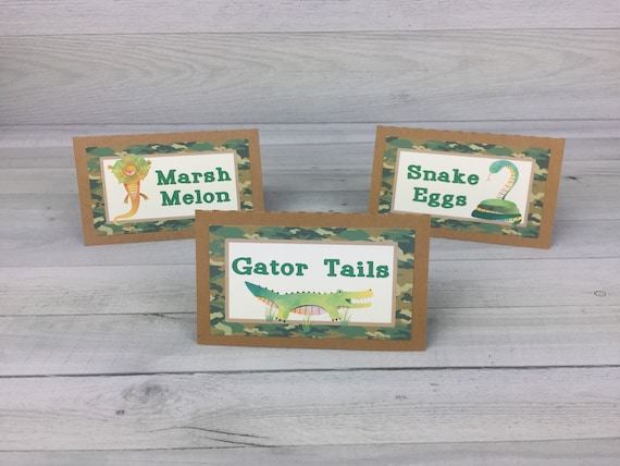 Reptile Food Tent Labels Buffet Labels Reptile Tent Cards - Etsy