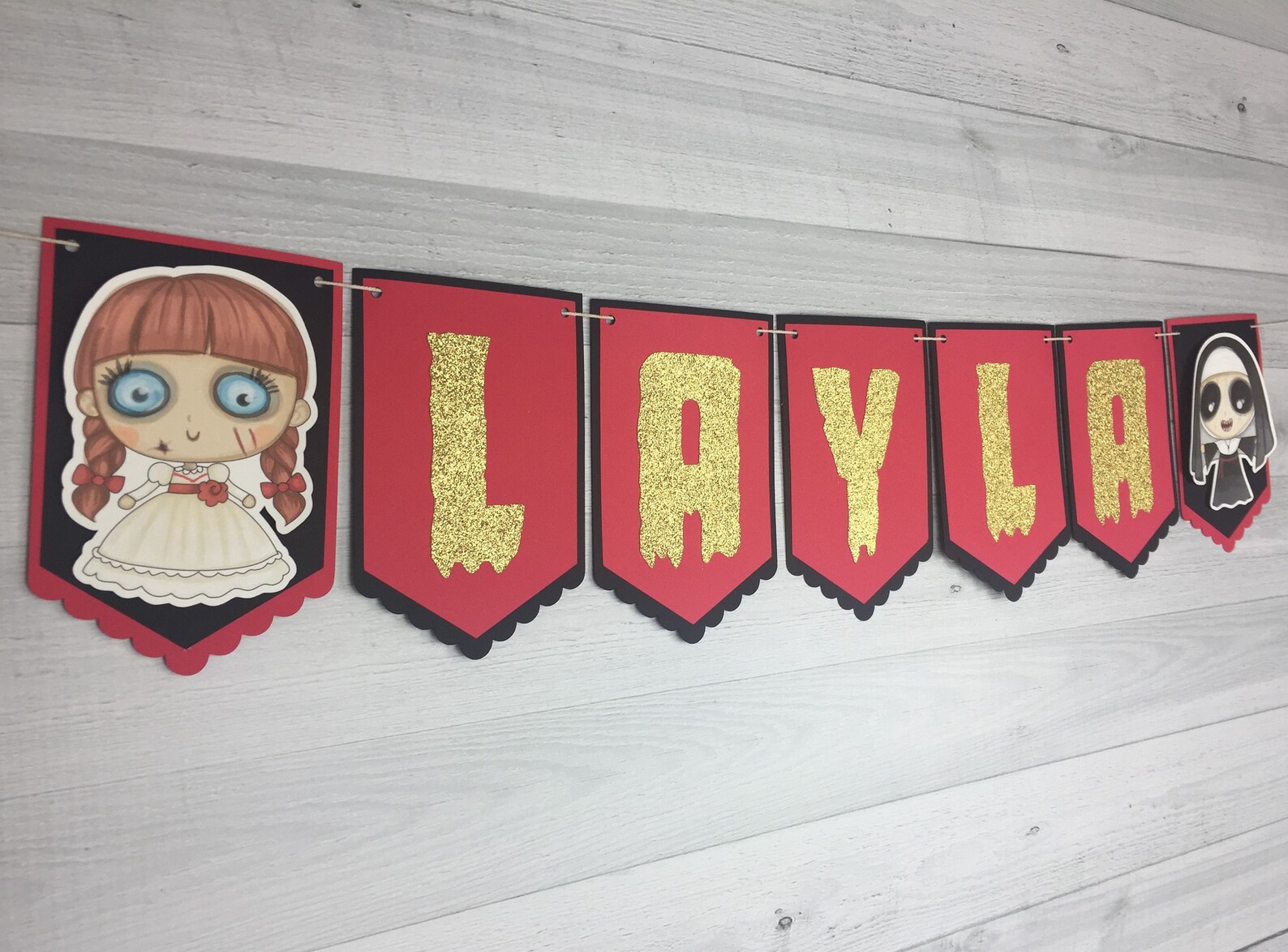 Horror Movie Name Banner Cute Horror Banner Choose Your - Etsy