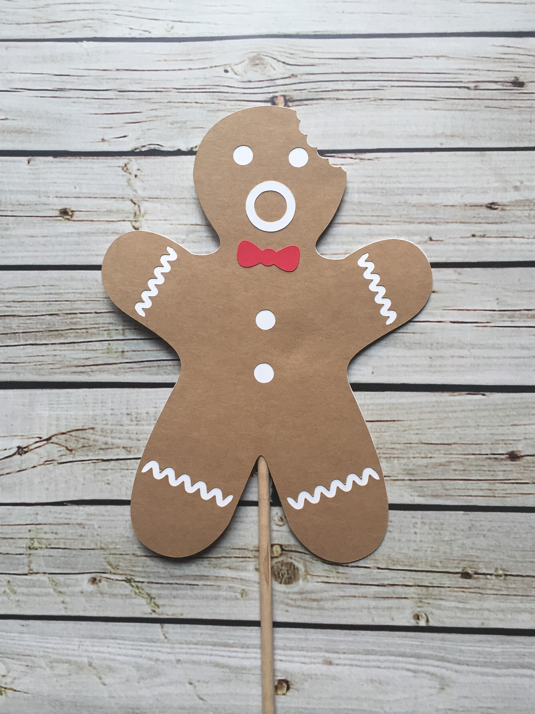 Gingerbread Men Photo Props - Christmas Party - Holiday Party Photo ...