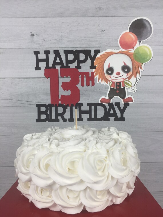 Horror Movie Cake Topper - Happy AGE Birthday - 80's Horror Movies ...