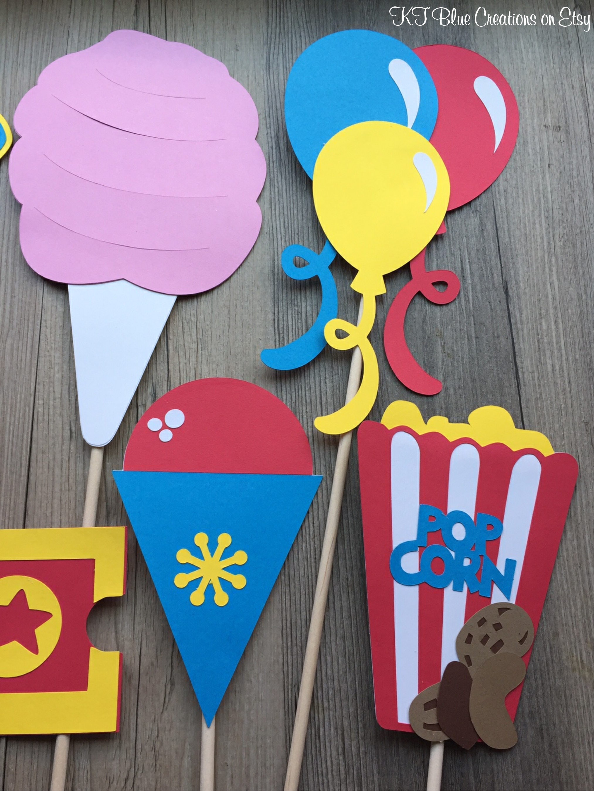 Circus Photo Props - Circus Birthday - Carnival Birthday - Big Top ...
