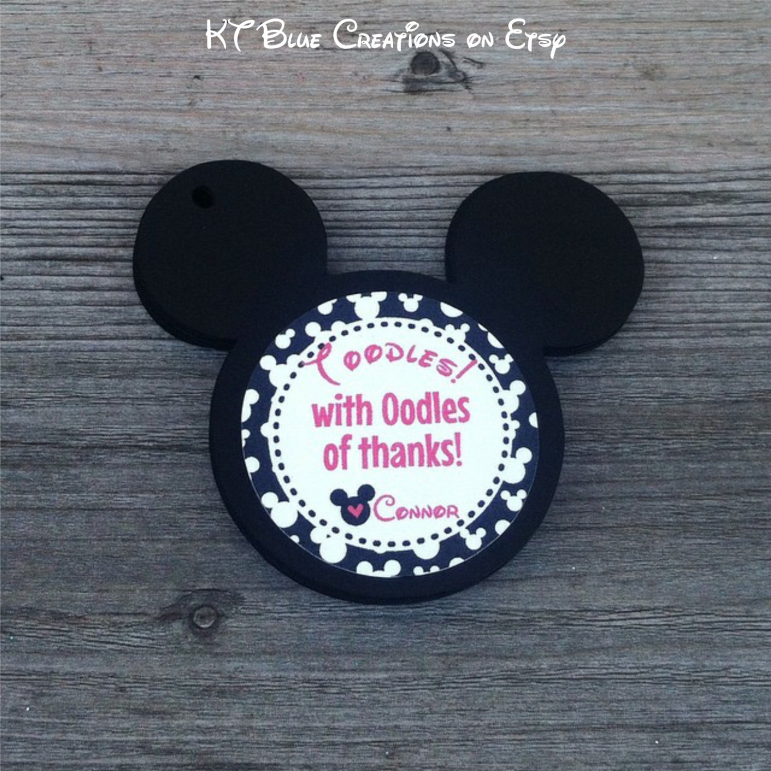 Mickey Mouse Favor Tags, Thank You Tags, Gift Tags Personalized Baby ...