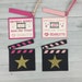 Movie Star Favor Tags Movie Night Birthday Movie Theme Favor Tags ...