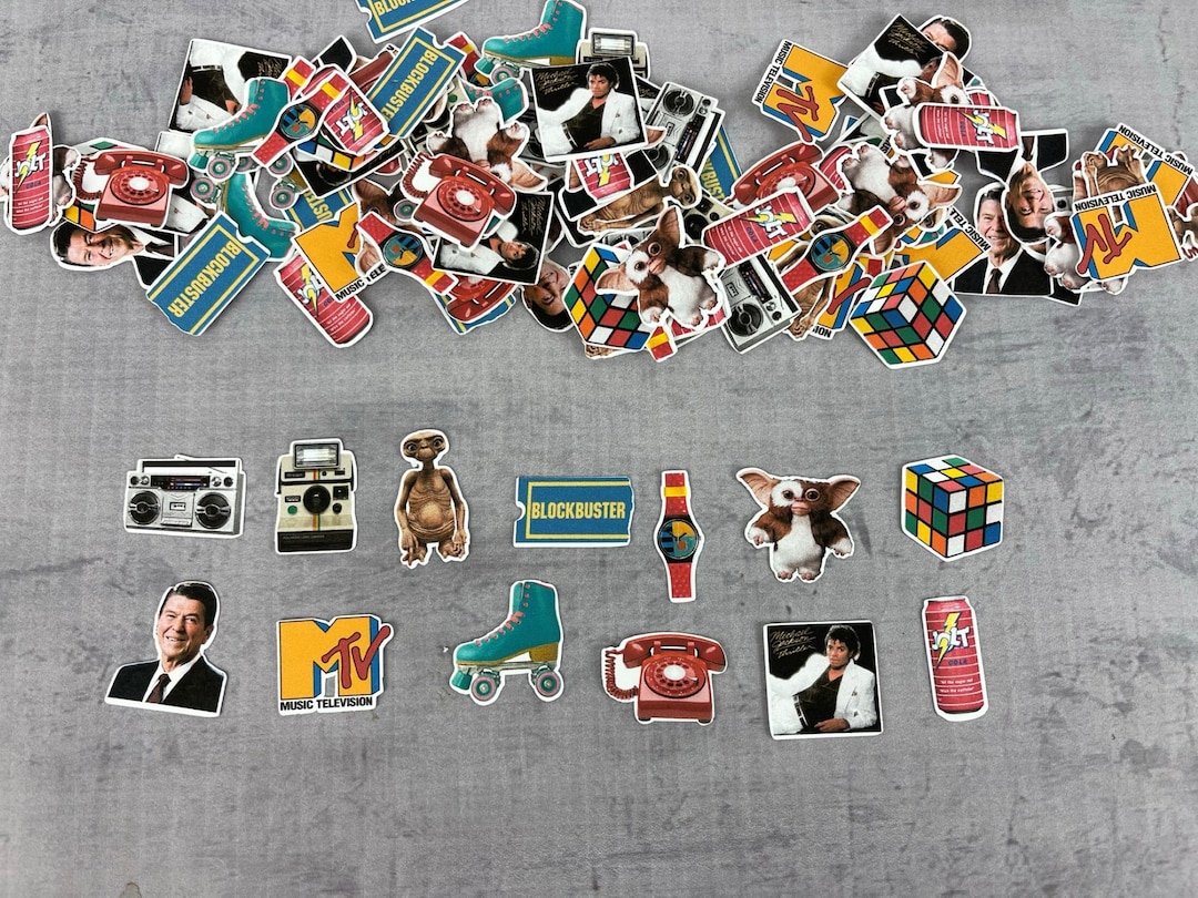 80's Party Confetti - 1980's Theme Birthday -80's Table Confetti ...