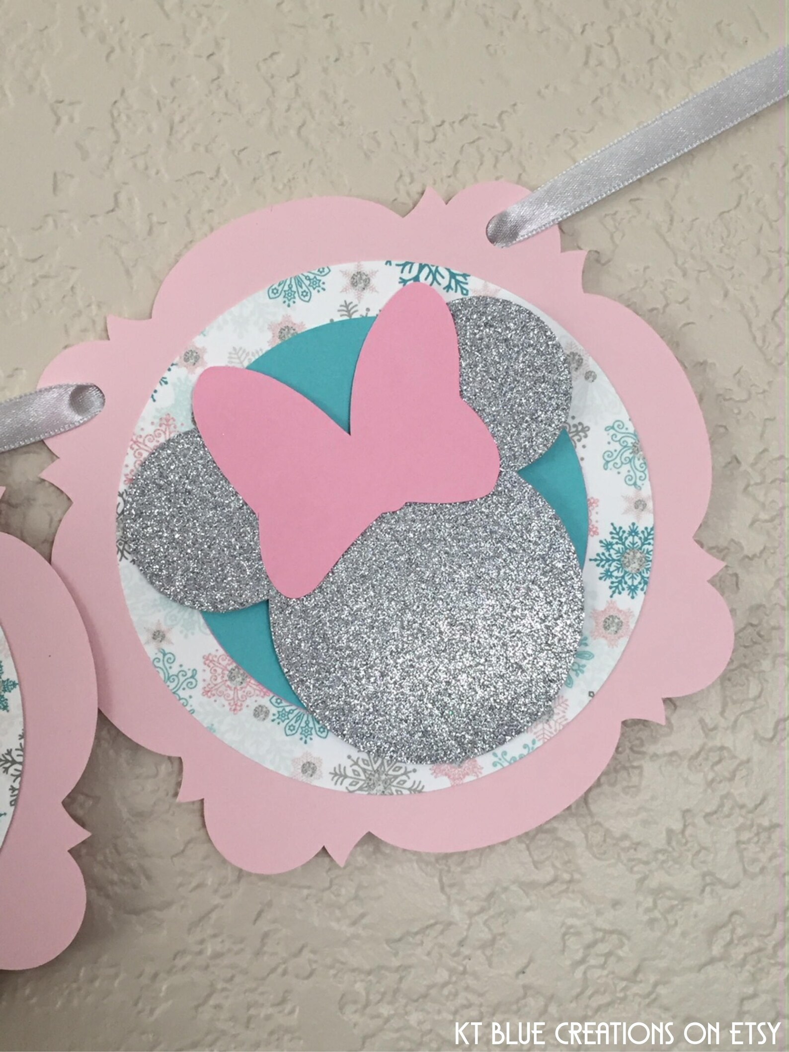 NAME Banner - Minnie Mouse Banner - Minnie Winter Wonderland Birthday ...