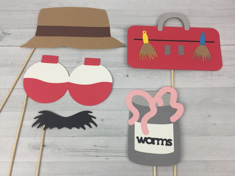 FISHING Photo Props Fishing Birthday Props 1st Birthday - Etsy