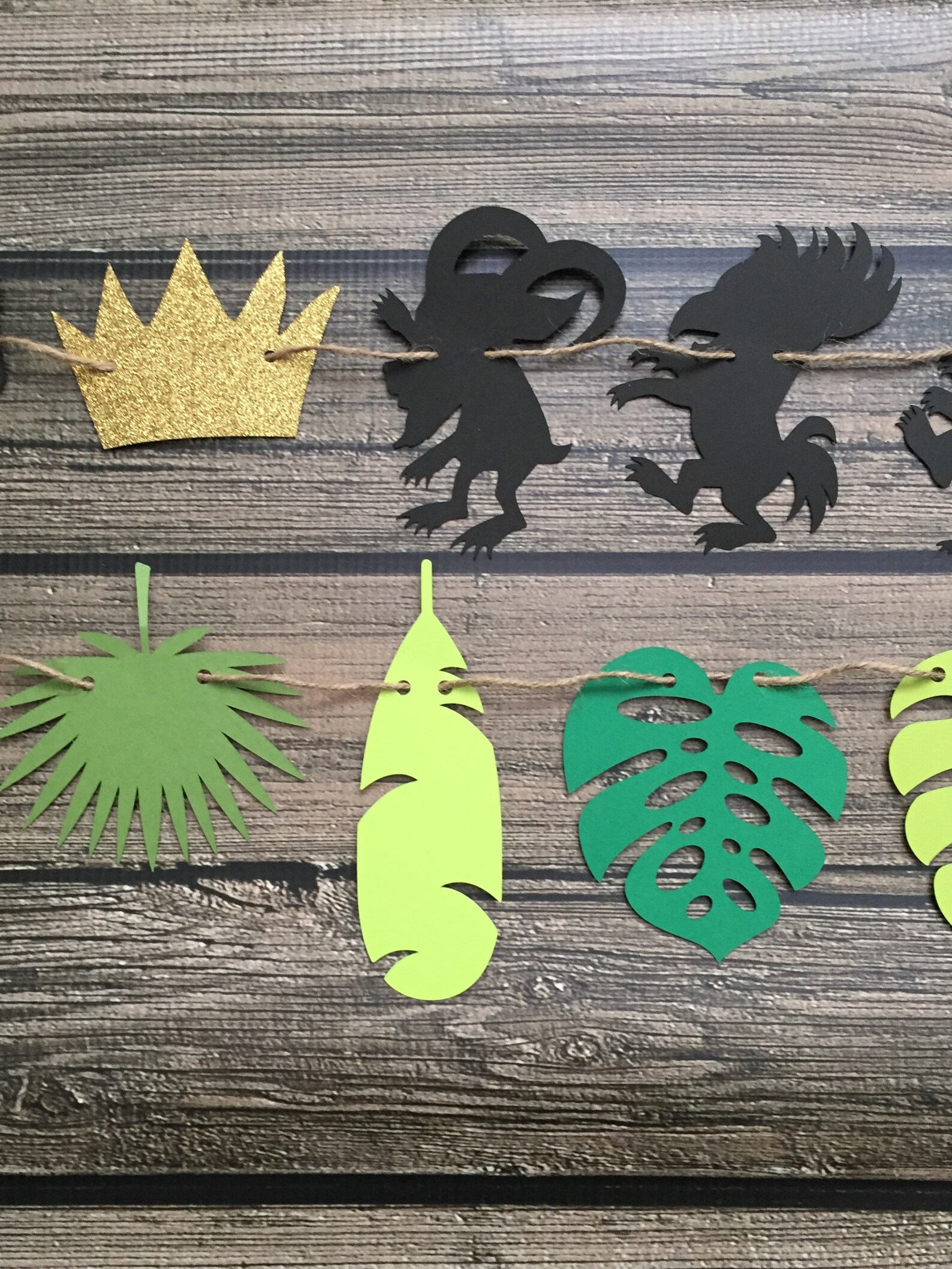 Where the Wild Things Are Garland - Wild One Birthday - Wild Things ...