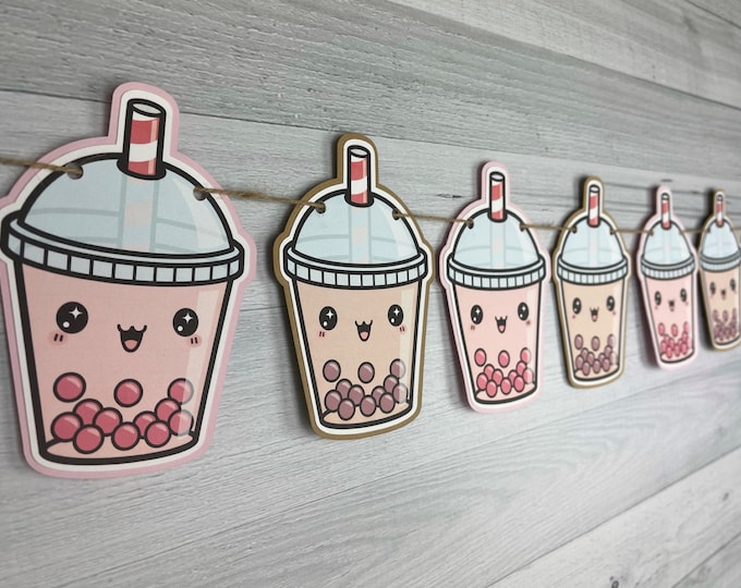 Bubble Tea Origami | Boba Tea Printable | Template Digital Download ...