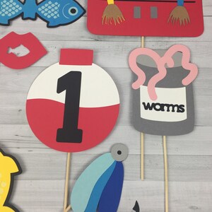 FISHING Photo Props - Fishing Birthday Props - 1st Birthday Props ...