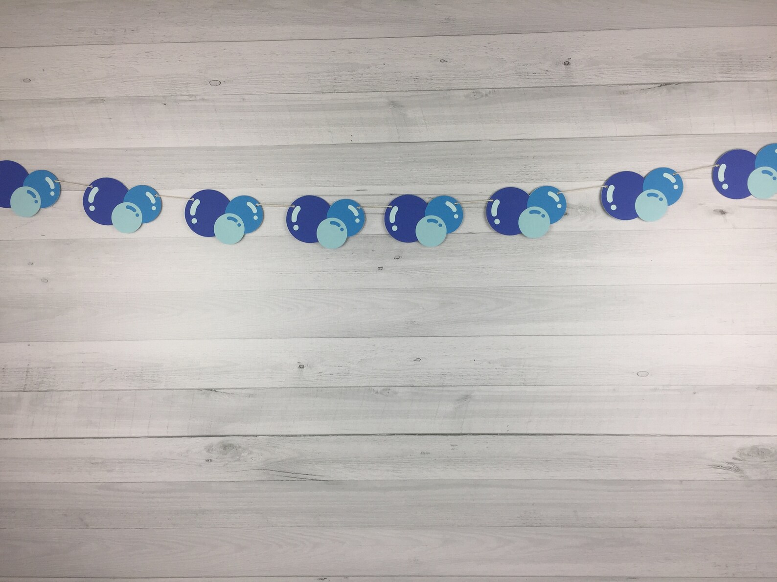 Bubbles Garland - Bubble Birthday - Boy Bubble Party - Ocean Bubbles ...