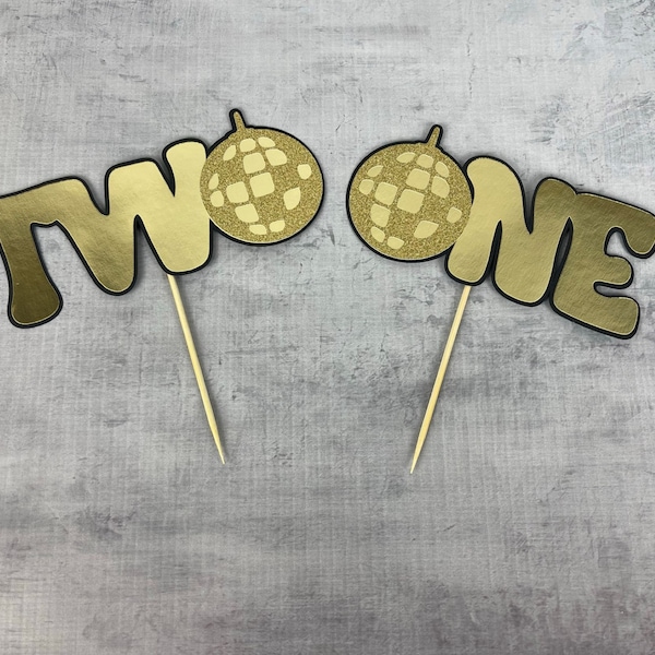 Disco One Cake Topper - Etsy