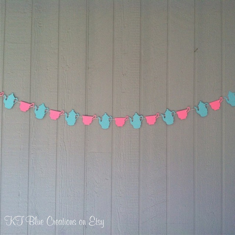 Teacup Bunting - Etsy