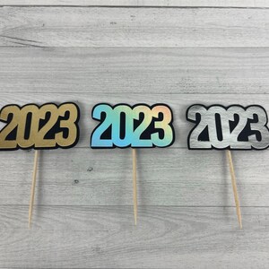 2023 Cupcake Toppers 2023 NYE Toppers New Year's Eve - Etsy