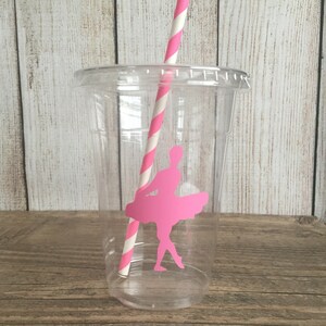 Ballerina Party Cups - Ballerina Birthday - Pink/gold Ballerina ...