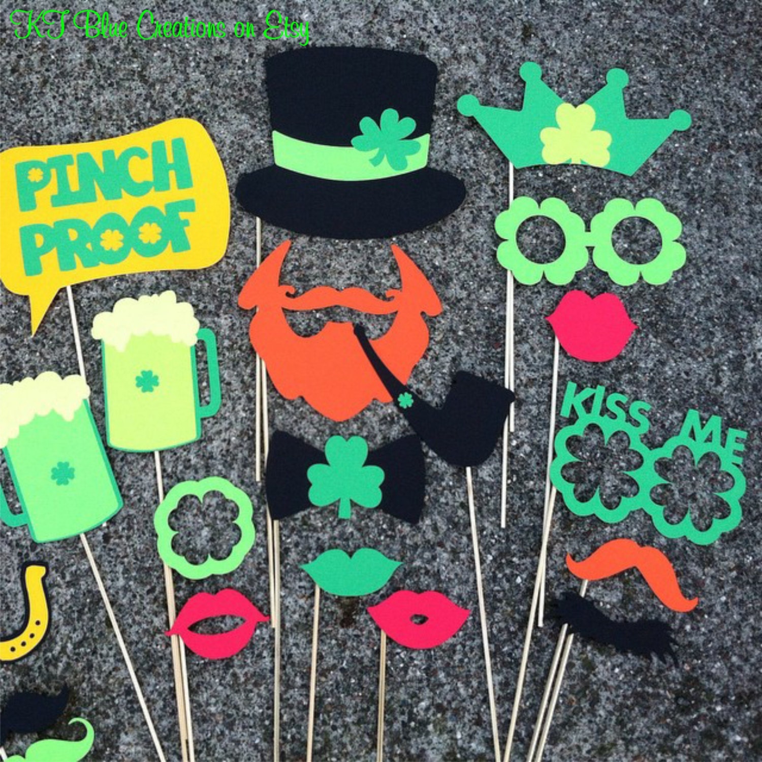 St. Patrick's Day Photo Props Set of 22 Irish Props - Etsy