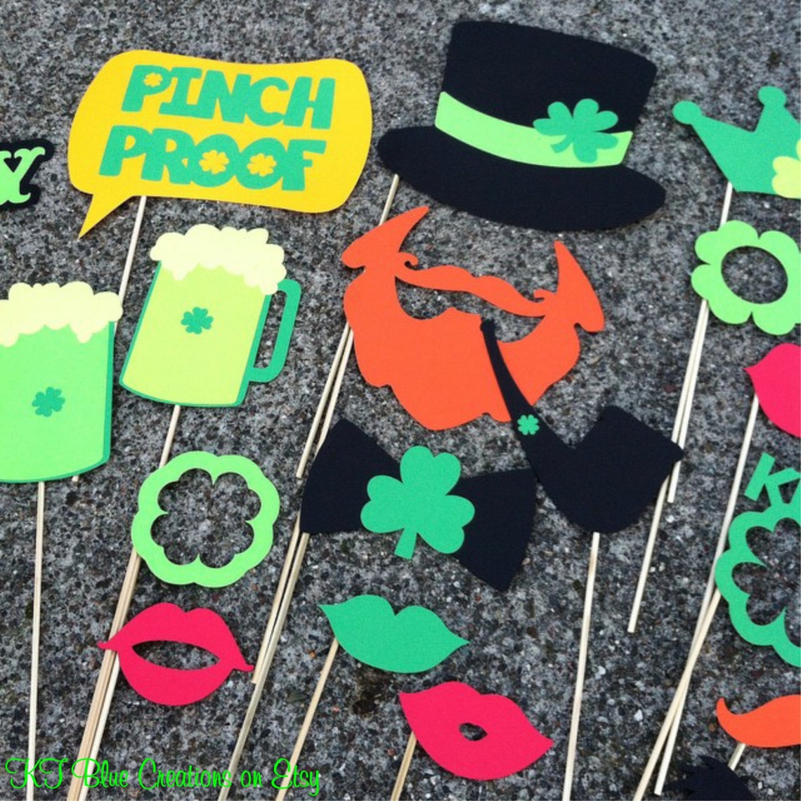 St. Patrick's Day Photo Props Set of 22 Irish Props - Etsy