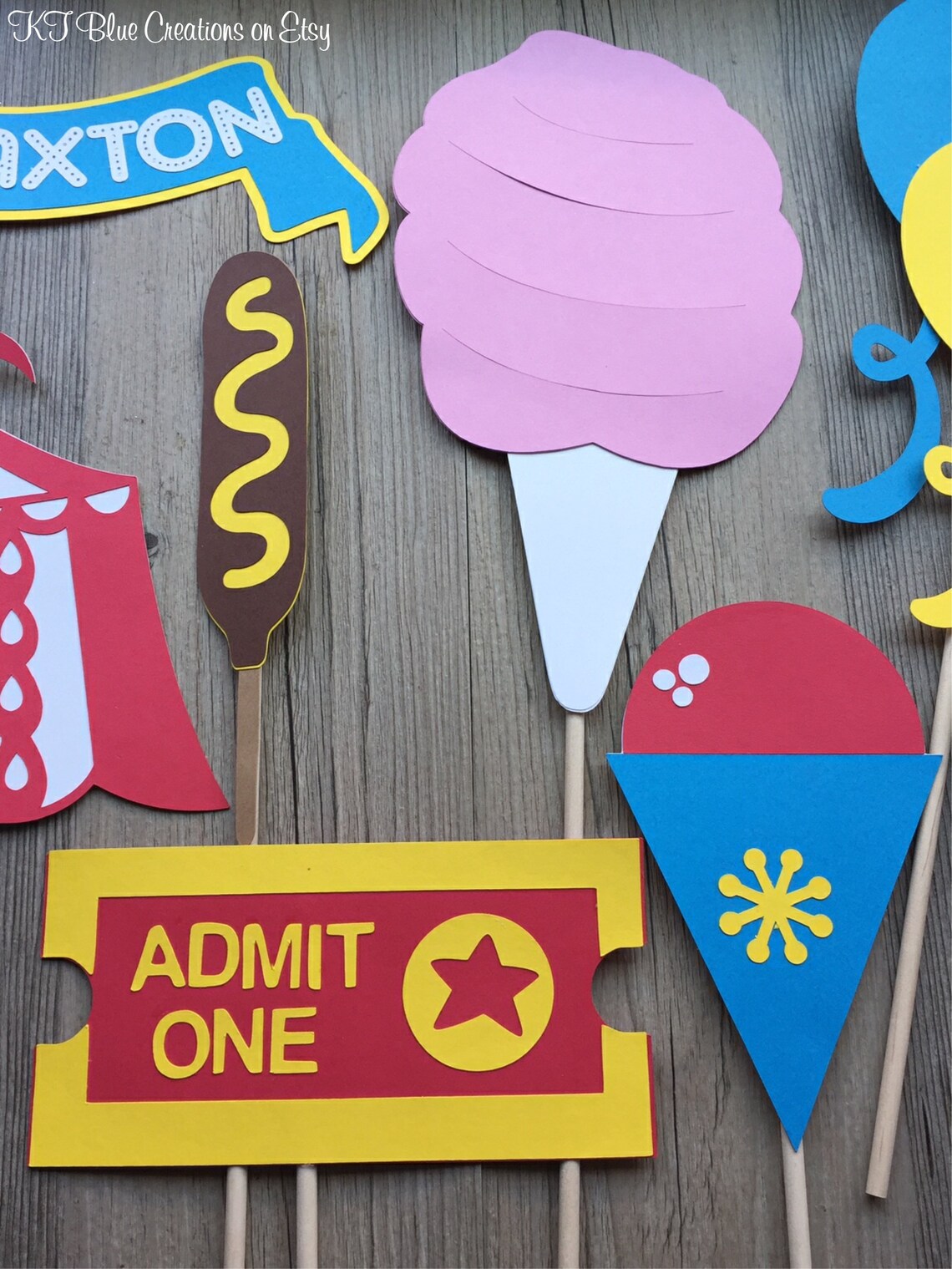 Circus Photo Props - Circus Birthday - Carnival Birthday - Big Top ...
