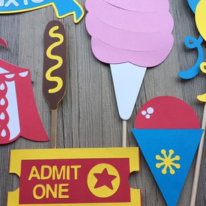 Circus Photo Props - Circus Birthday - Carnival Birthday - Big Top ...