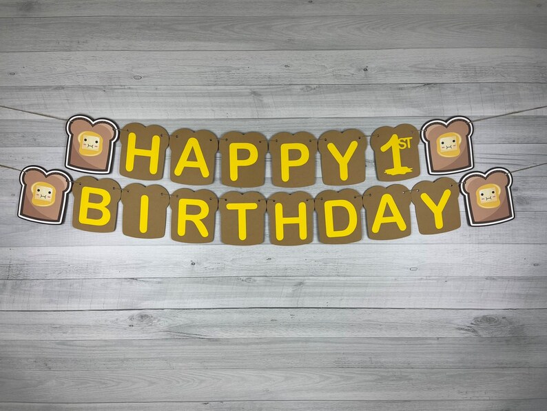 Breakfast Toast Birthday Banner - Toast Birthday - Birthday Brunch ...